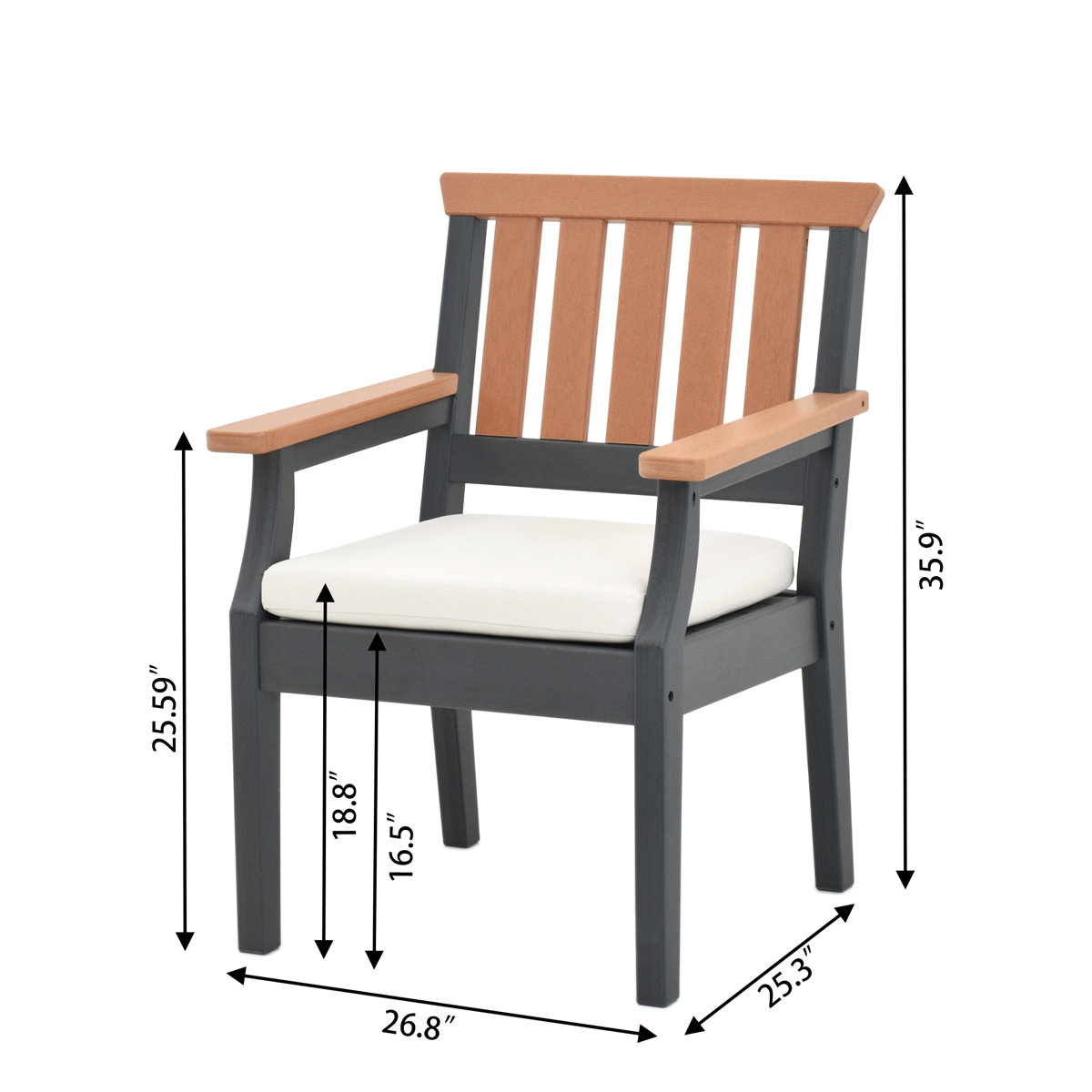 Murcano Eastlake Outdoor Dining Set with armchairs | Wayfair